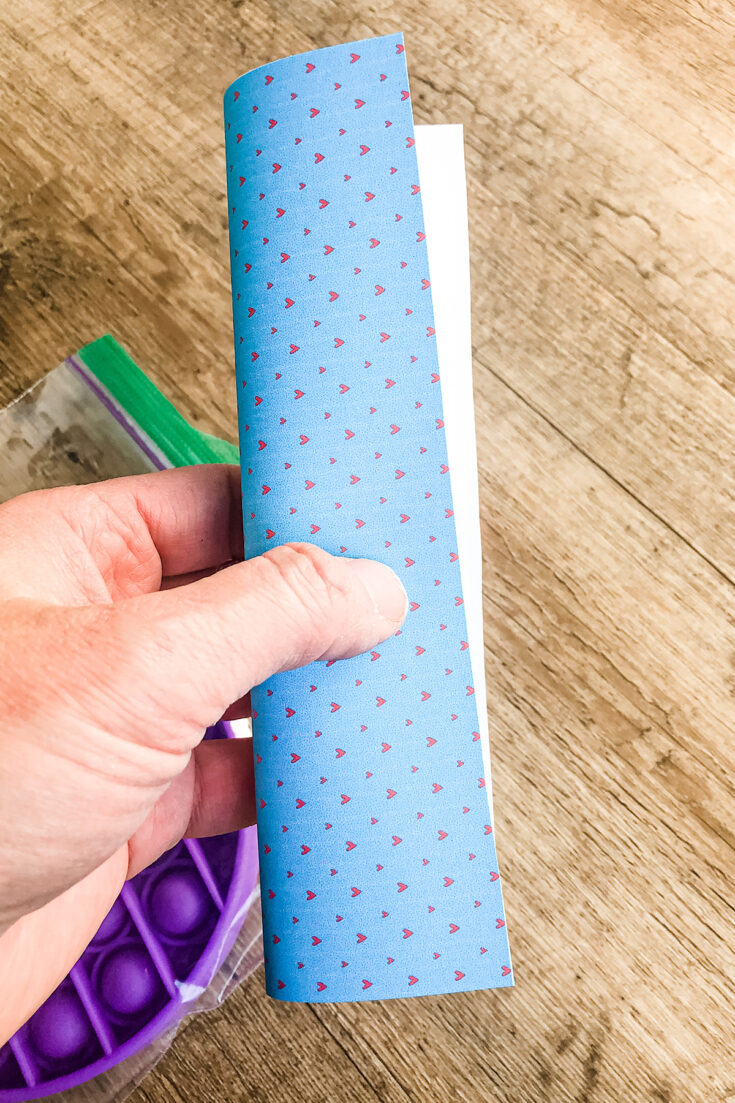 Pop-it Valentine Printable Cards for Pop Its Fidget