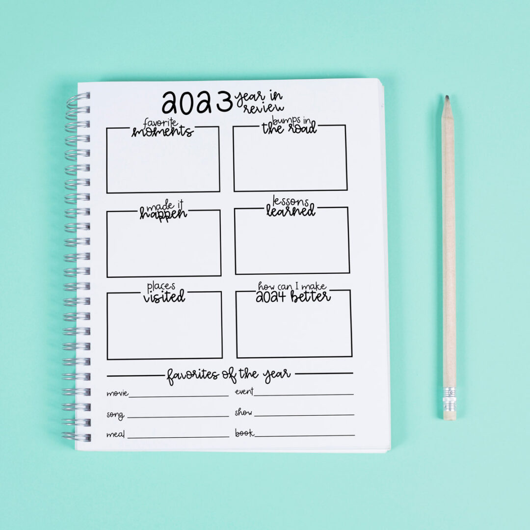 Year in Review Printable - Updated for 2023! - Review your Year!