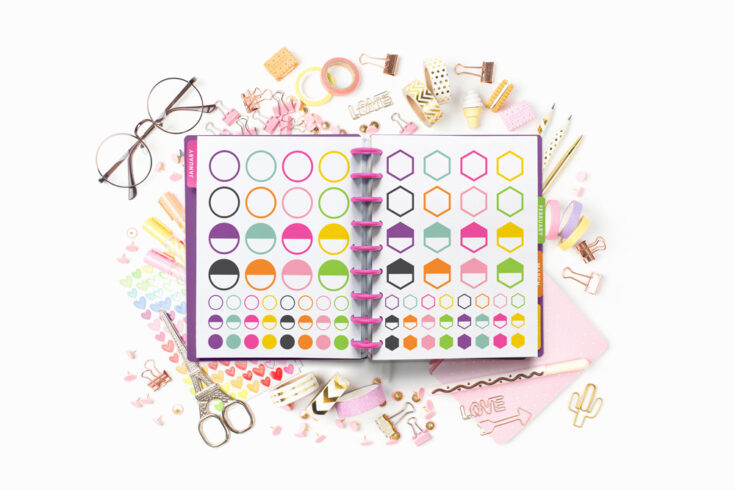 Free Functional Box and Shape Planner Stickers