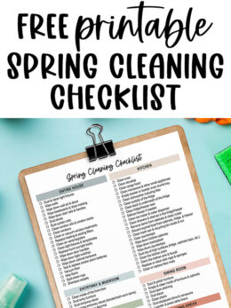 Spring-Cleaning-Checklist-Pinterest - Mom Envy