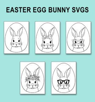 Easter Egg SVGs - 60 Free Easter Silhouette & Cricut Files