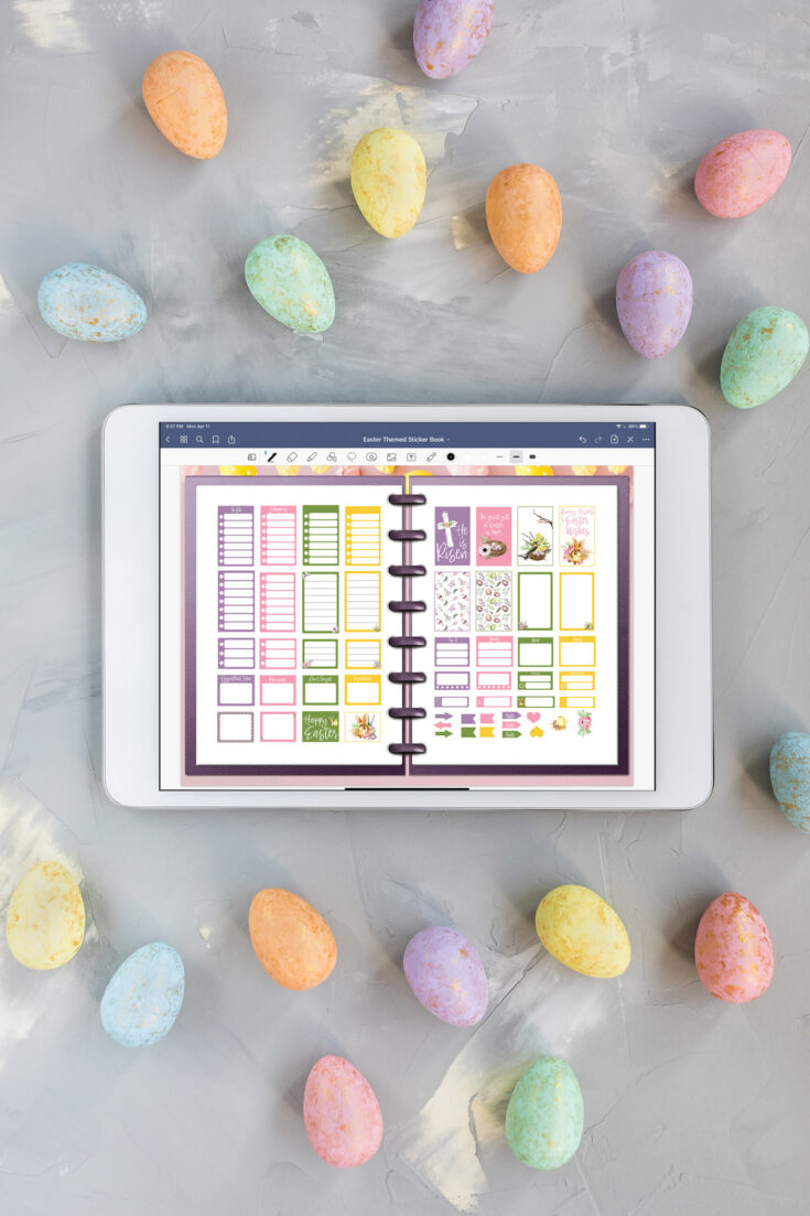 Free Easter Planner Stickers - Free Printable and Digital Stickers Included