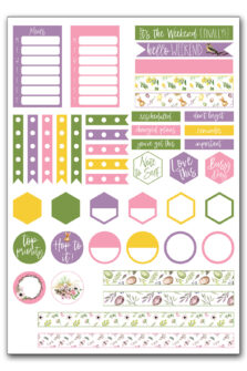 Free Easter Planner Stickers - Free Printable and Digital Stickers Included