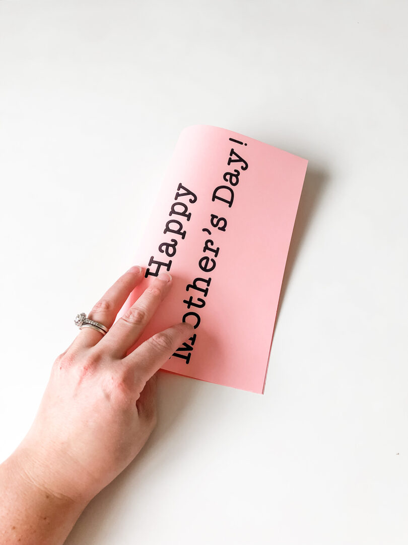 Pop Up Mother's Day Cards DIY - Free Printable Template Included