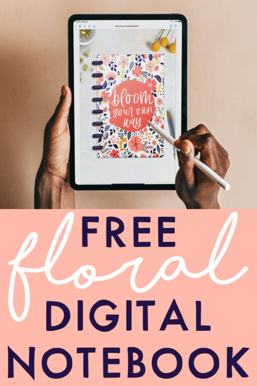Free-Digital-Notebook-Floral-Design-Pinterest-6 - Mom Envy
