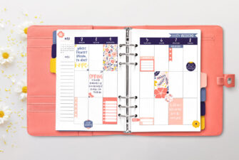 Printable Flower Stickers - Free Floral Planner Stickers