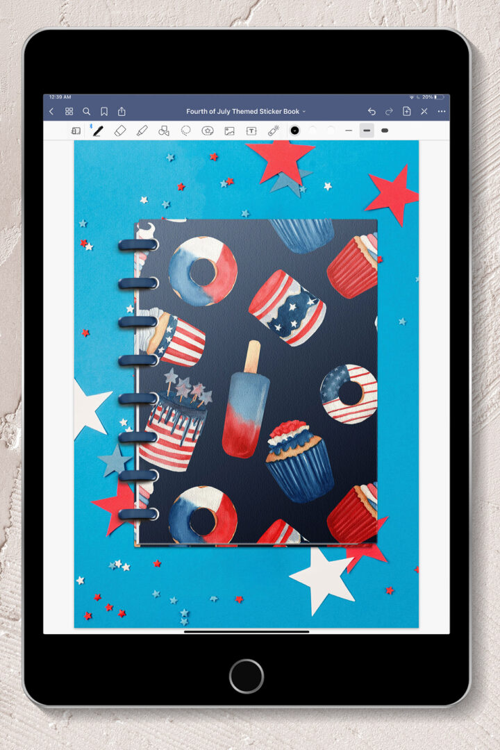 Fourth of July Planner Stickers - Free Patriotic Printable and Digital ...