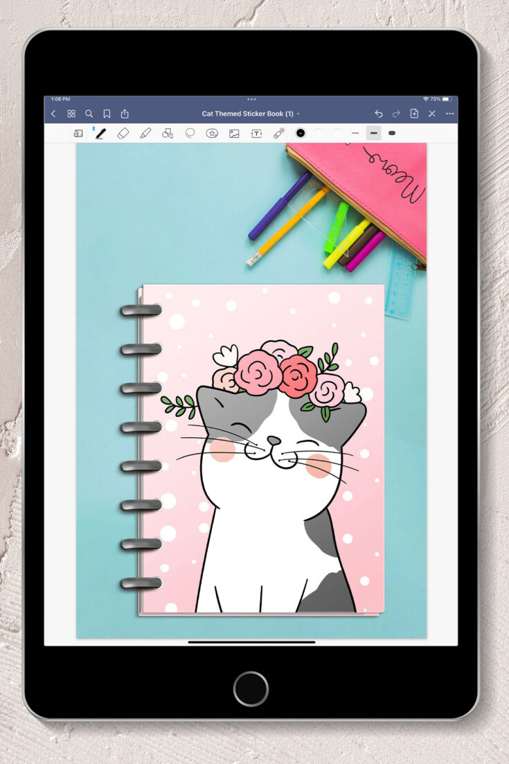 Cat Planner Stickers - Free Digital and Printable Cat Stickers