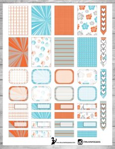 35+ Summer Planner Stickers and Inserts Round Up