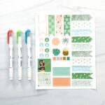 35+ Summer Planner Stickers and Inserts Round Up