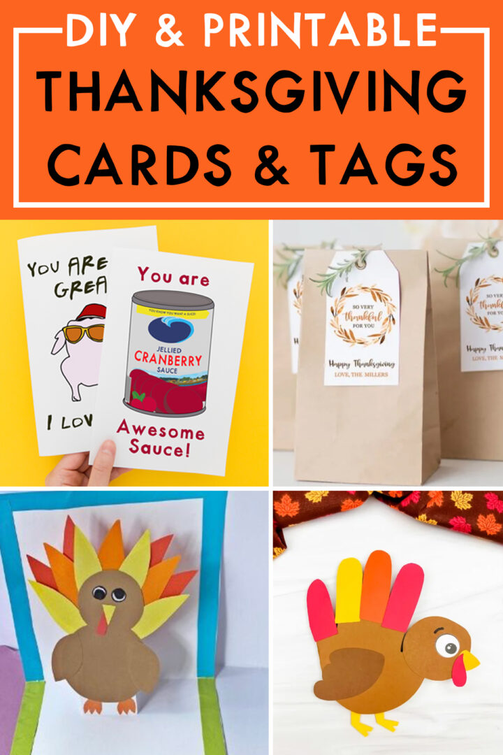 DIY Thanksgiving Cards - Handmade and Printable Thanksgiving Card Ideas
