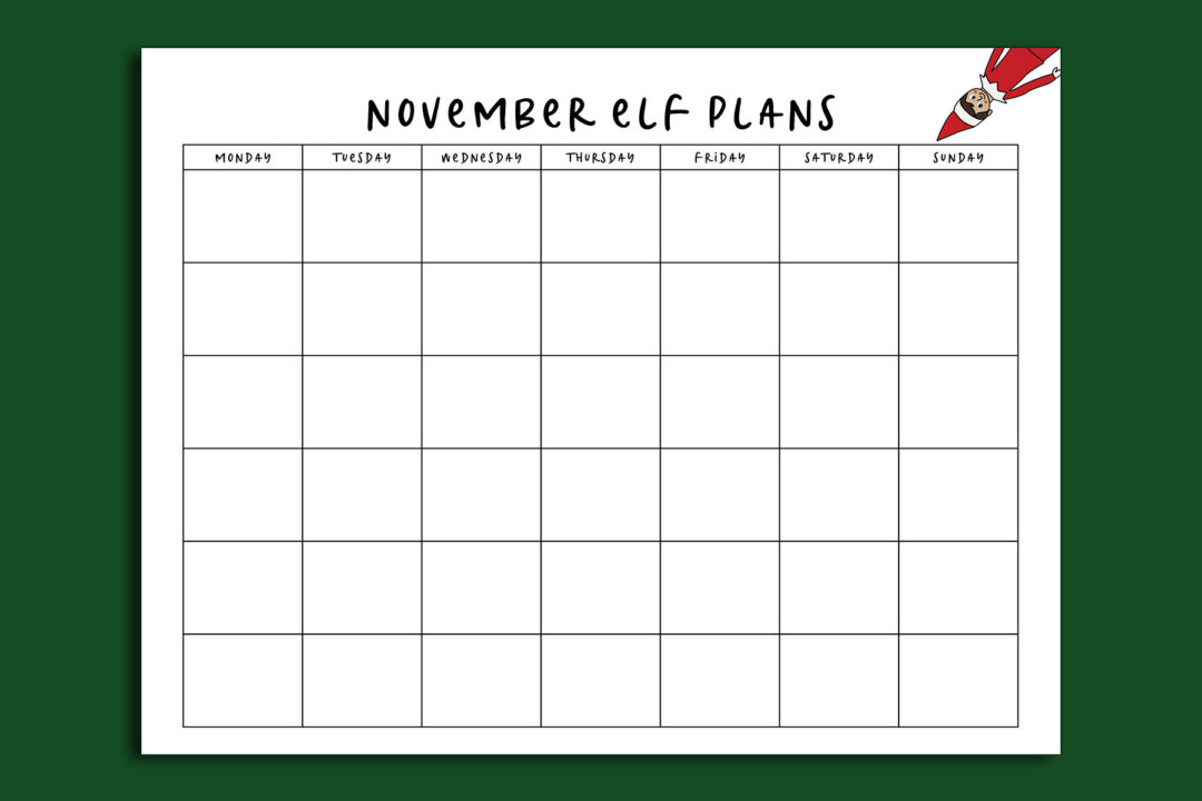 Elf on the Shelf Ideas for Home - Free Printable Elf on the Shelf ...