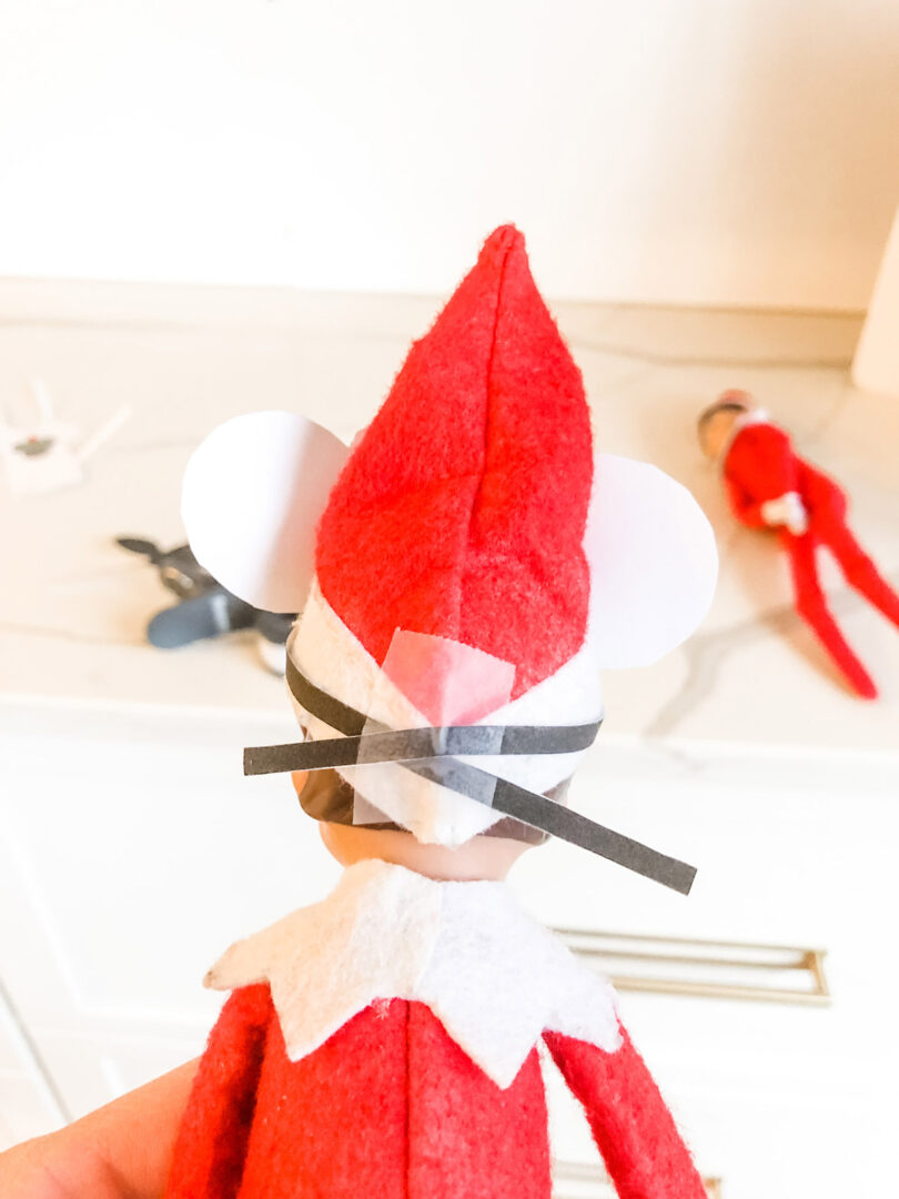 Free Elf on the Shelf Mouse Ears & Snacks Printables