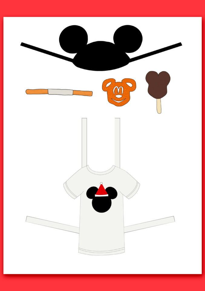 Free Elf on the Shelf Mouse Ears & Snacks Printables