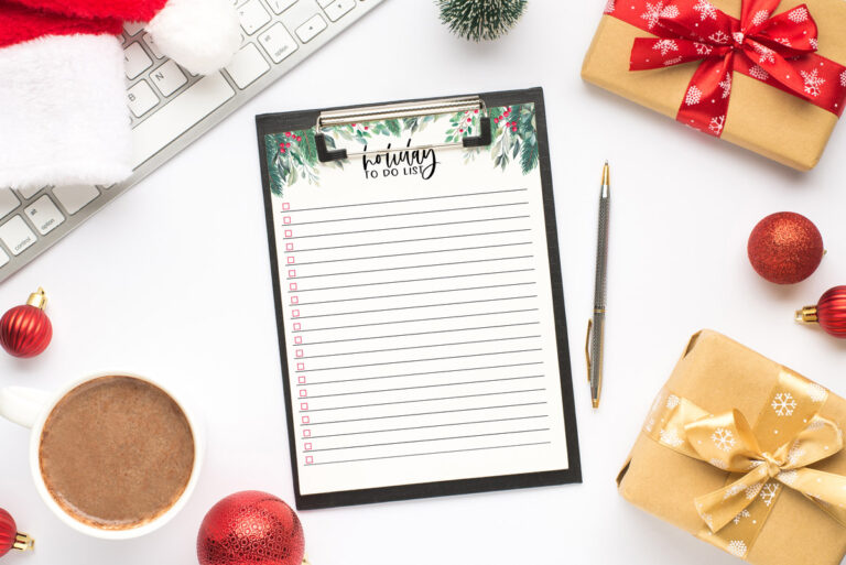 Printable Christmas Planner Pages & Digital Planner Files, too!