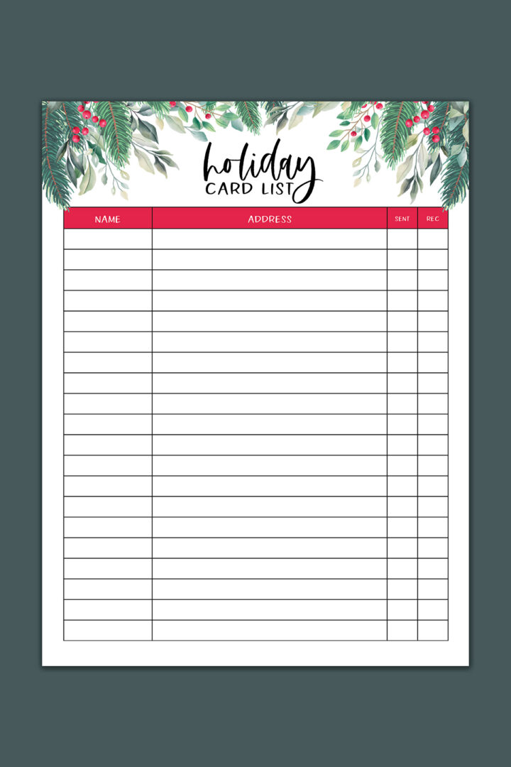 Printable Christmas Planner Pages & Digital Planner Files, too!