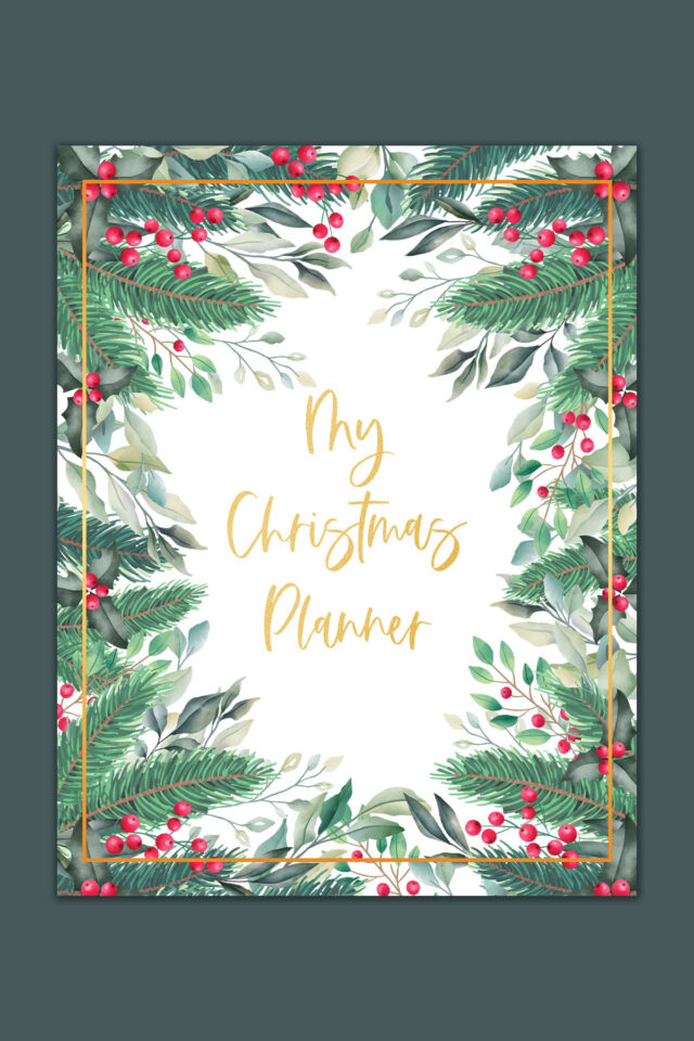 Printable Christmas Planner Pages & Digital Planner Files, too!