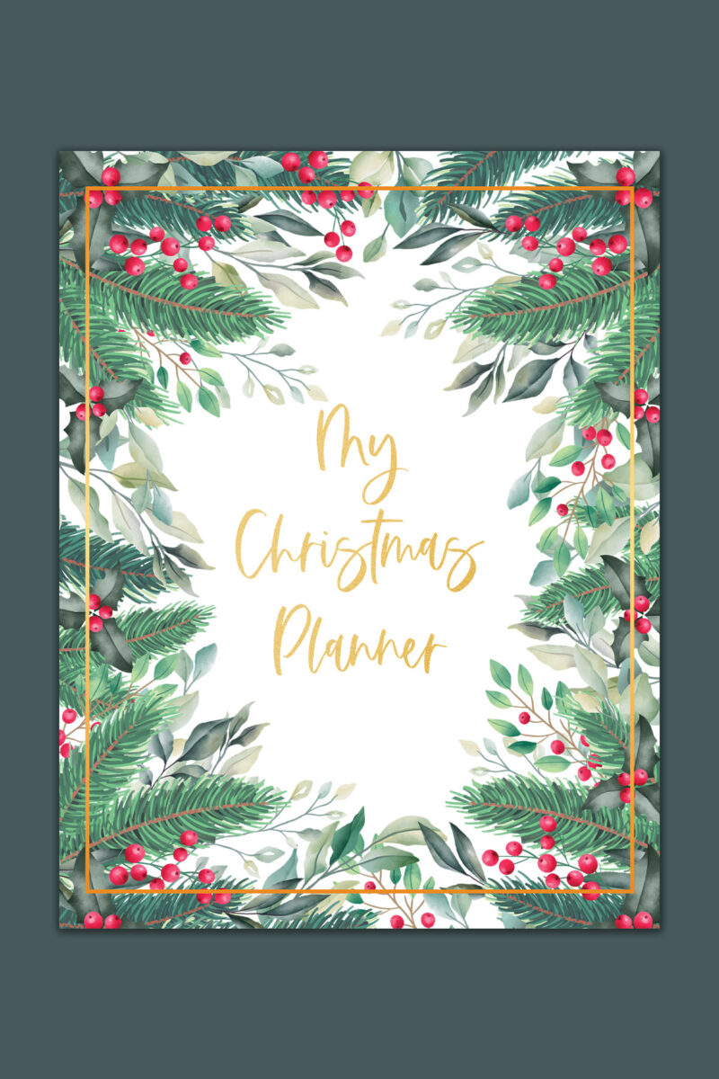 Printable Christmas Planner Pages & Digital Planner Files, too!