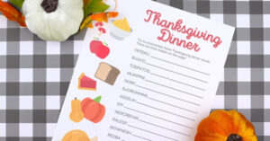 Free Printable Thanksgiving Activities for Kids