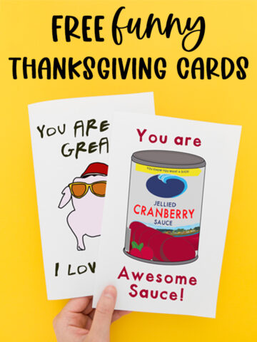 DIY Thanksgiving Cards - Handmade and Printable Thanksgiving Card Ideas
