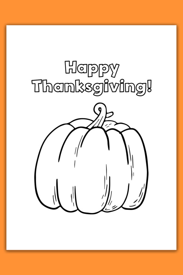 Thanksgiving Cards Coloring Pages - 10 Free Cards Included