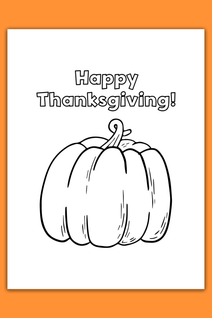 Thanksgiving Cards Coloring Pages - 10 Free Cards Included