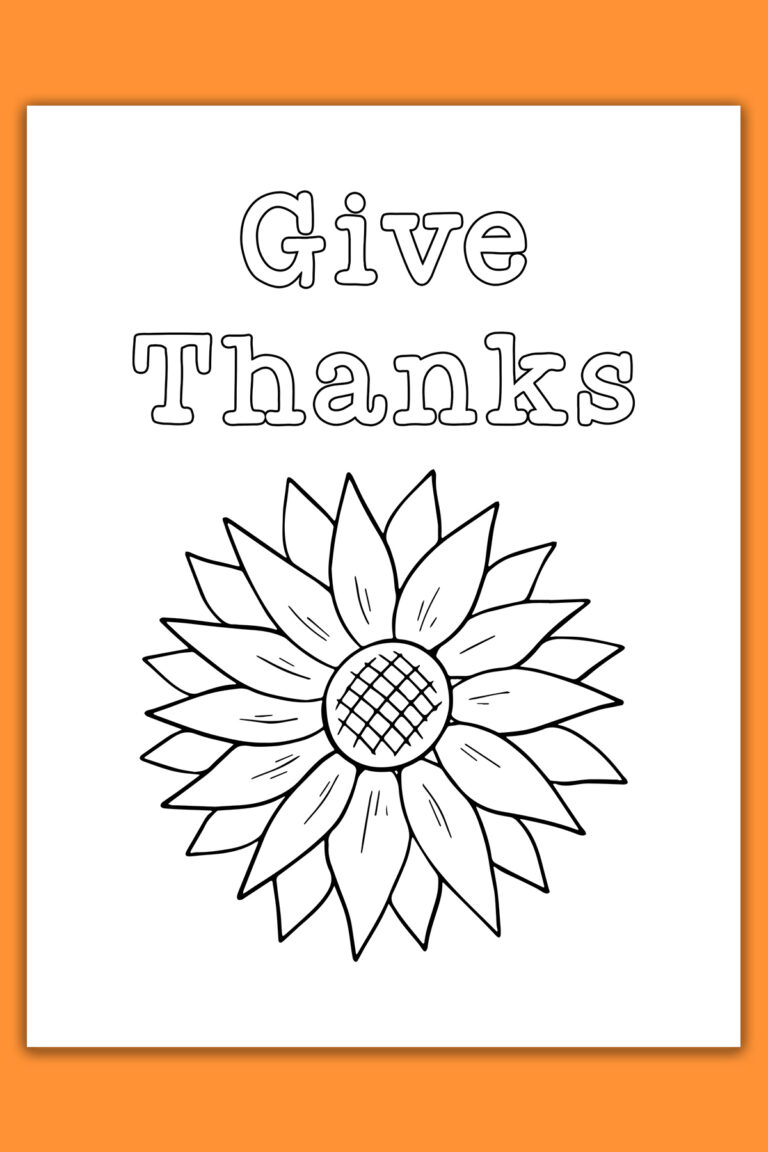 Thanksgiving Cards Coloring Pages - 10 Free Cards Included