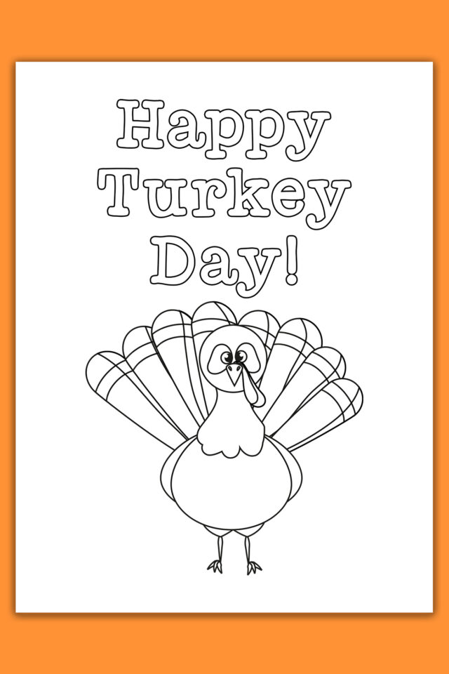 Thanksgiving Cards Coloring Pages - 10 Free Cards Included