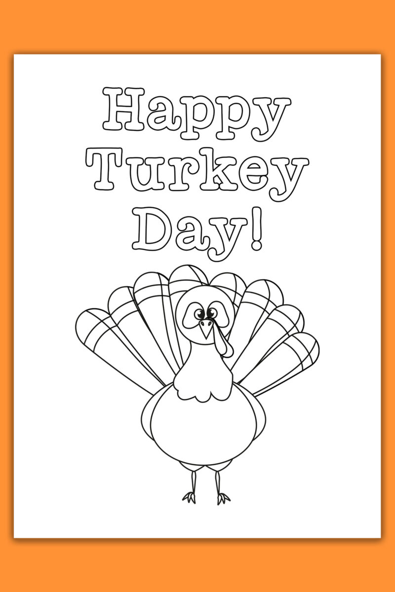 Thanksgiving Cards Coloring Pages - 10 Free Cards Included