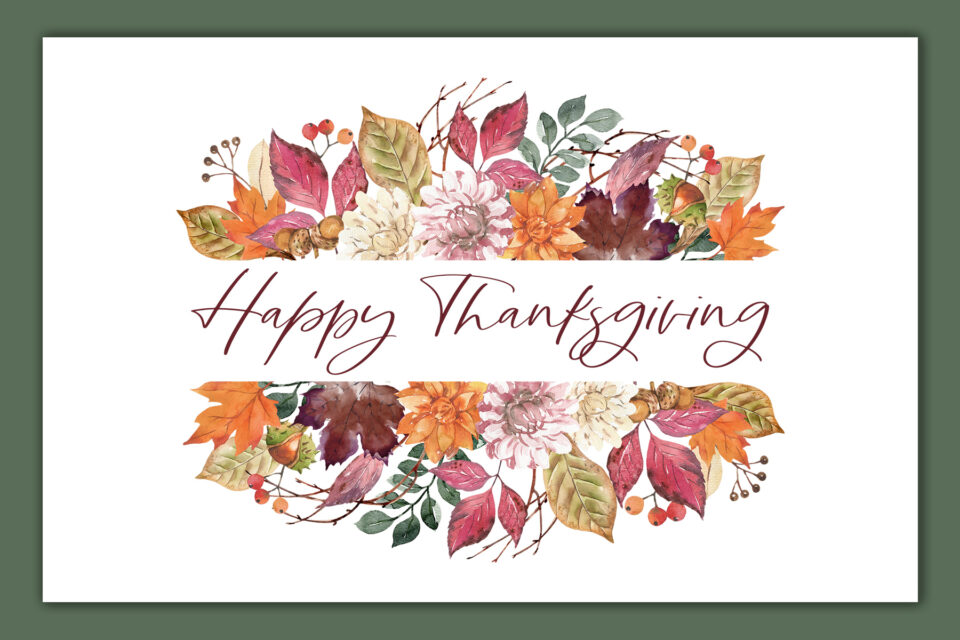 Thanksgiving Cards Printable Set - 10 Free Thanksgiving Cards