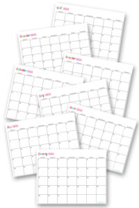 Free 2023 Printable Calendars - Various Styles Included