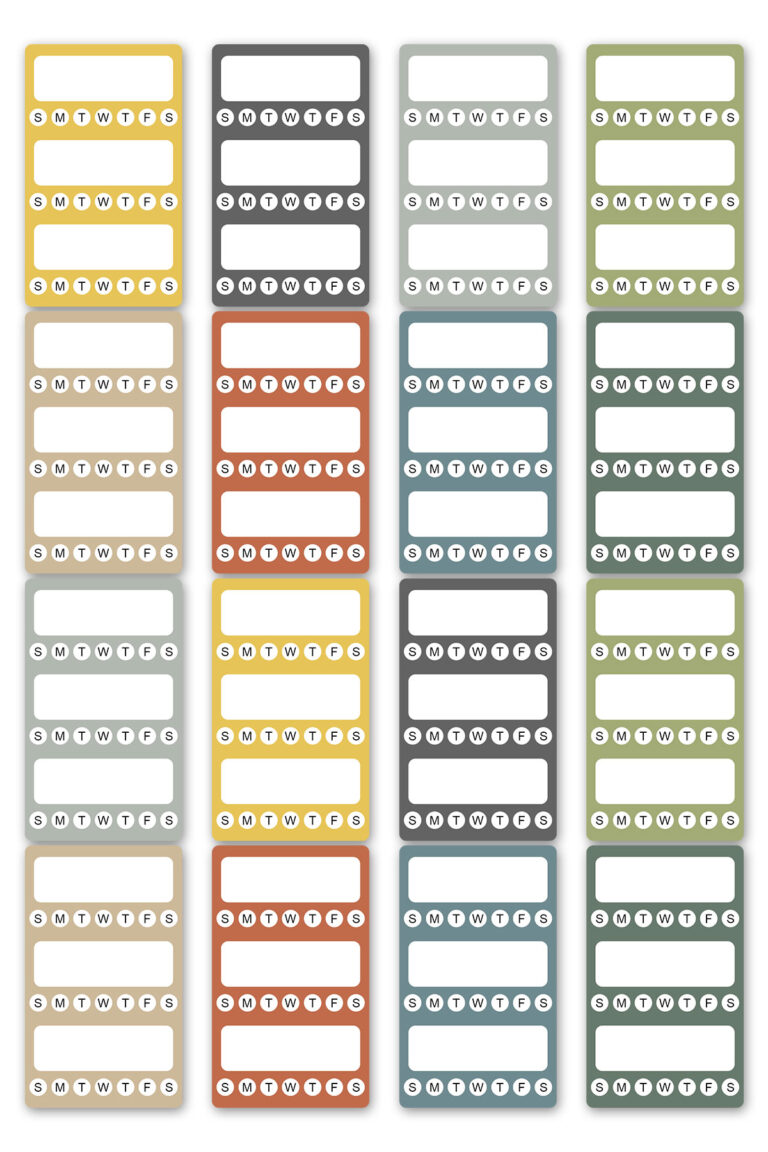 Free Printable Habit Tracker Stickers (& Digital Stickers, too!)