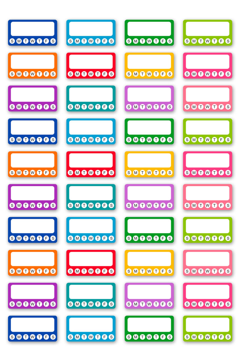 Free-Printable-Habit-Tracker-Stickers-Example-Page-4 - Mom Envy