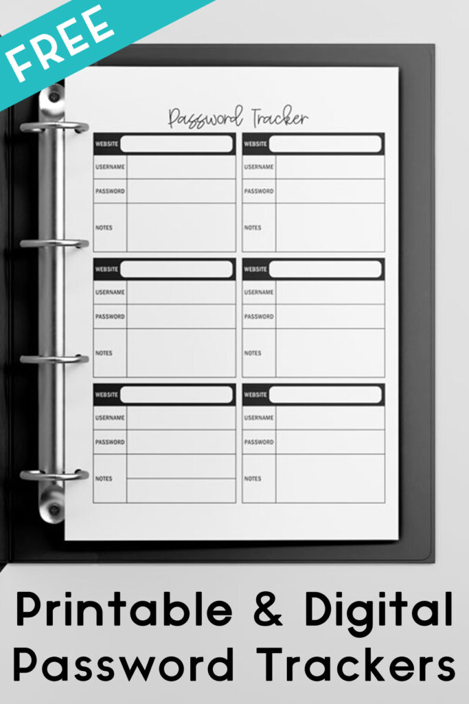 Password-Tracker-Printable-Set-Pinterest - Mom Envy