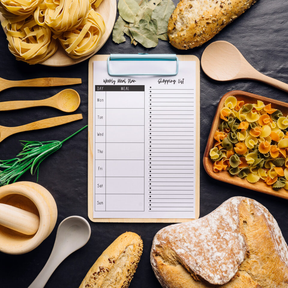 Printable Weekly Meal Planner with Grocery List