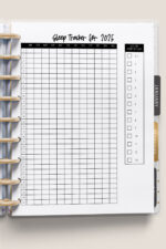 Sleep Tracker Printable and Digital Planner Files