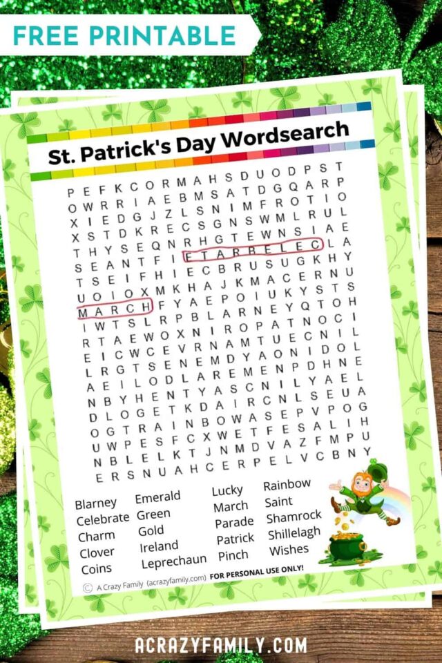 50 Fun St Patricks Day Free Printables