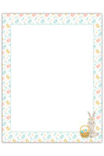 Free Easter Bunny Note Printable: Editable Letter Templates
