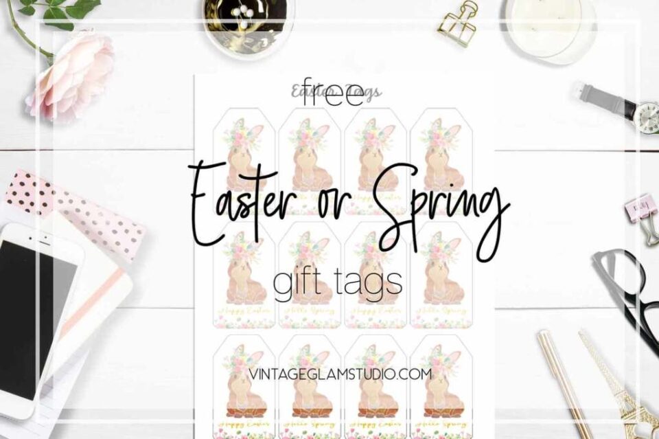 35 Free Printable Easter Tags: Cute and Unique Designs