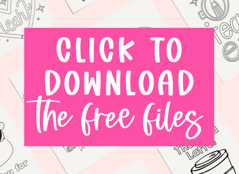 10 Free Printable Teacher Appreciation Cards to Color