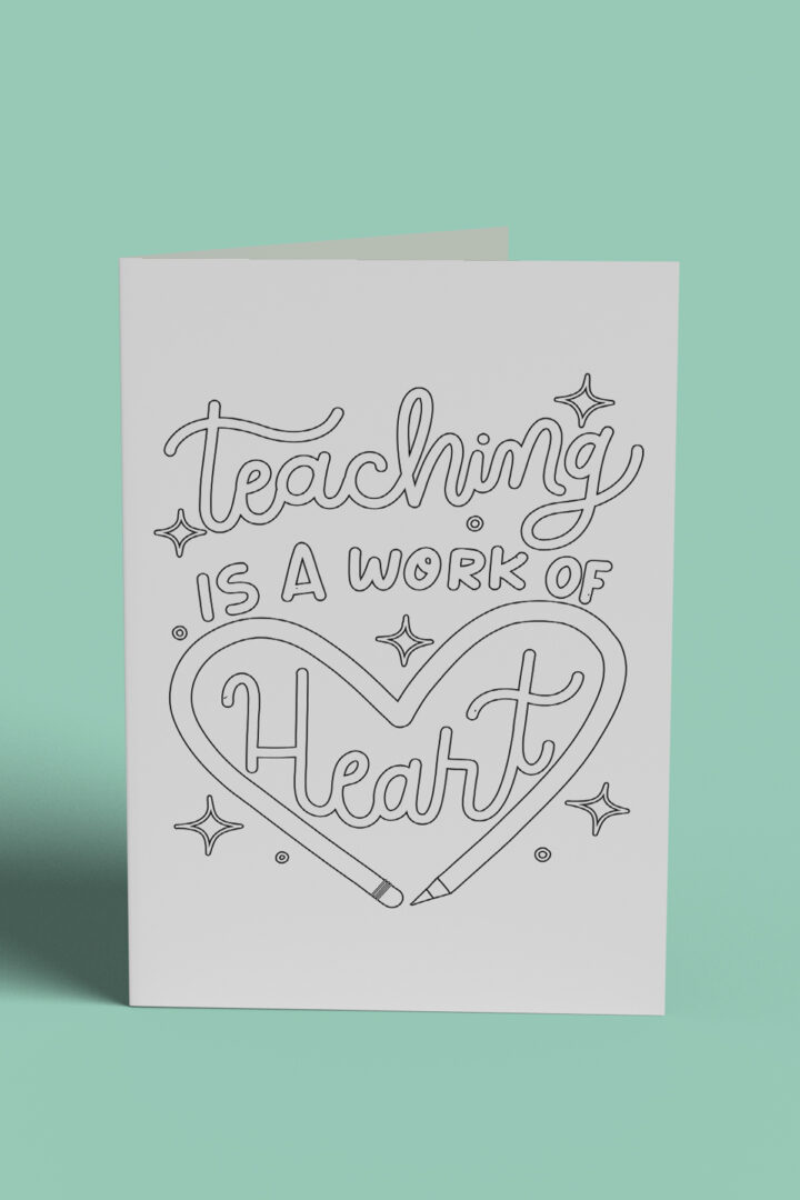 10 Free Printable Teacher Appreciation Cards to Color