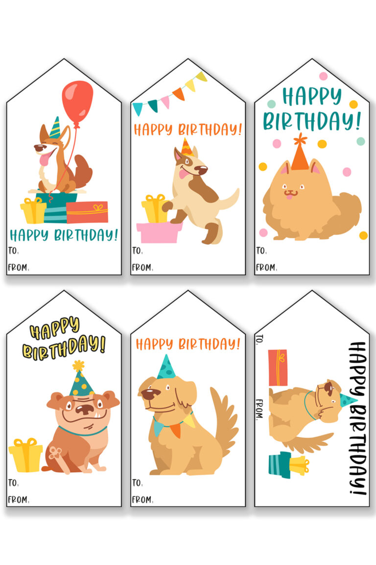 102 Free Printable Birthday Tags All in One Download
