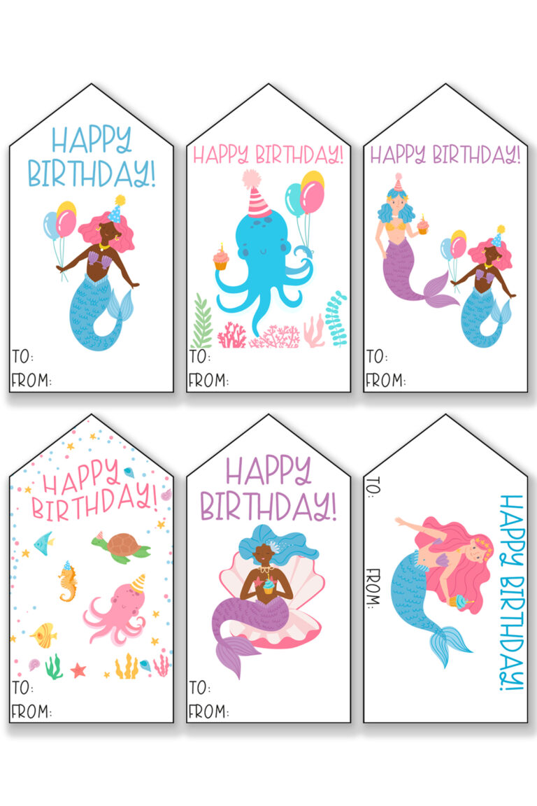 102 Free Printable Birthday Tags All in One Download