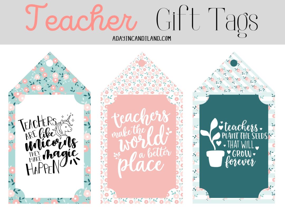30+ Free Teacher Appreciation Printable Cards and Tags