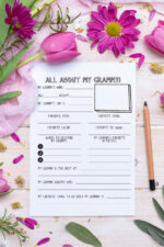 Free Mother's Day All About My Mom or Grandma Printable