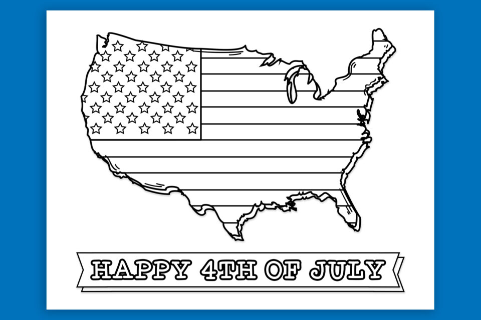 4th of July Coloring Pages Free Printables Instant Download