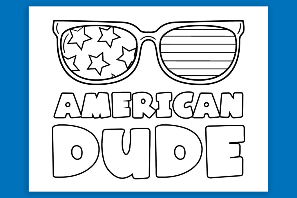 4th of July Coloring Pages Free Printables Instant Download