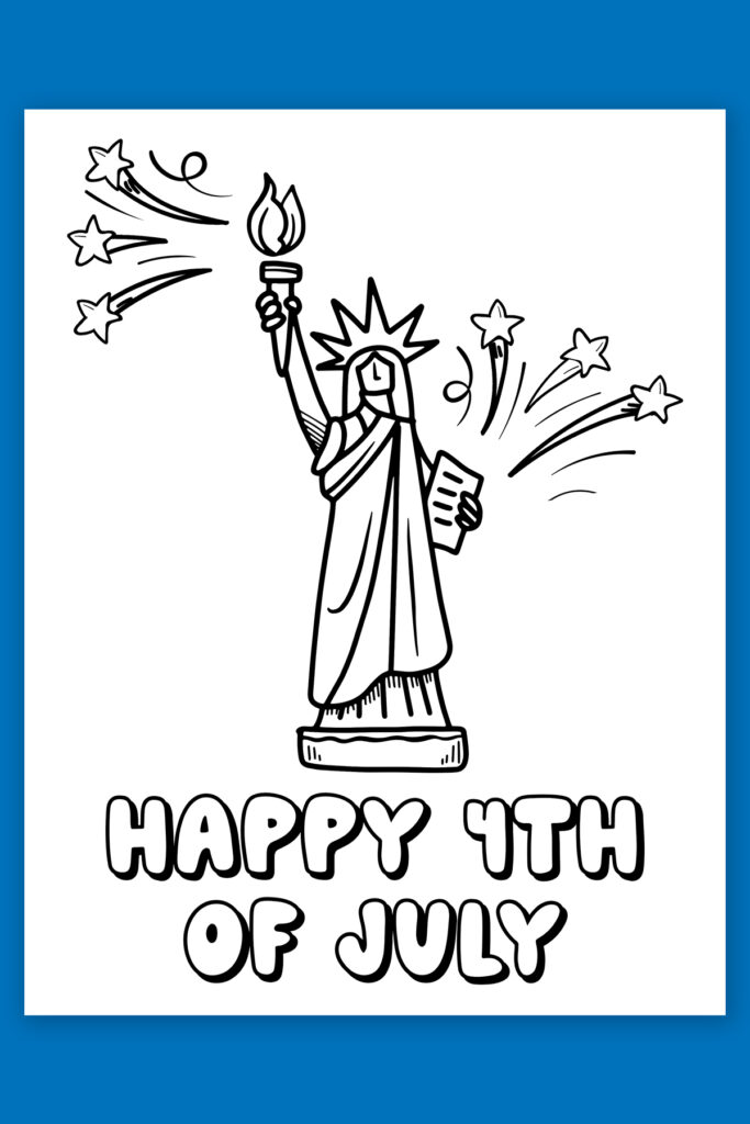 4th of July Coloring Pages Free Printables Instant Download
