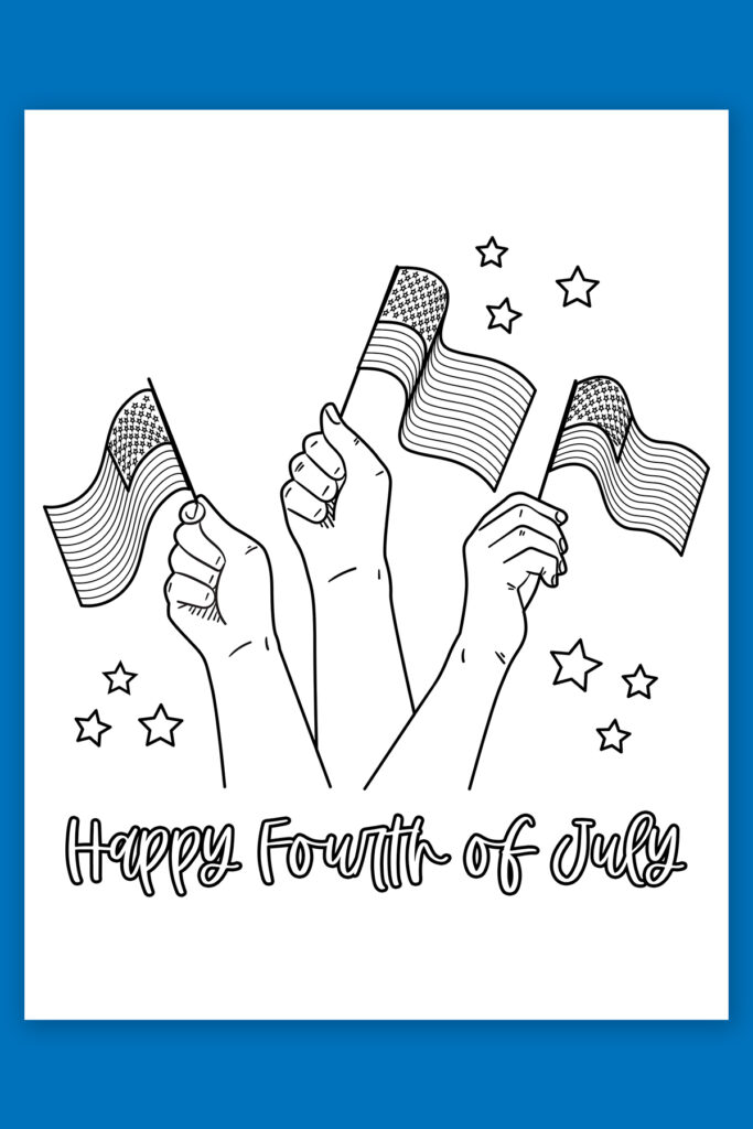 4th of July Coloring Pages Free Printables Instant Download