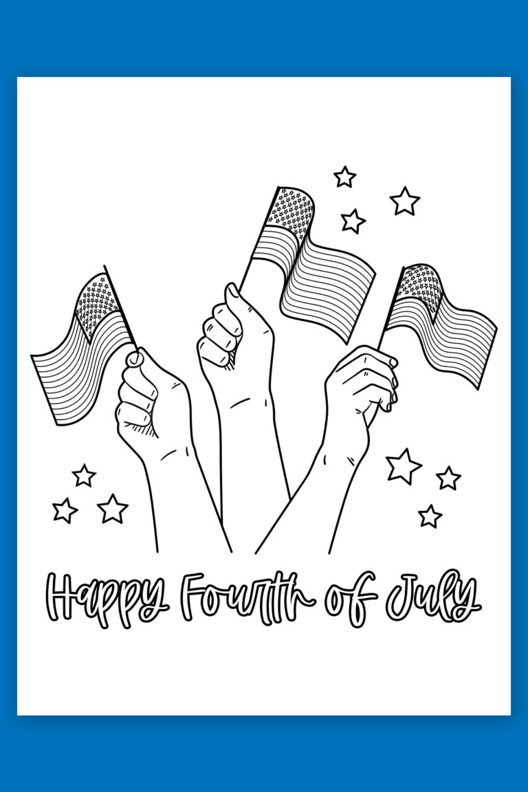 4th of July Coloring Pages Free Printables Instant Download